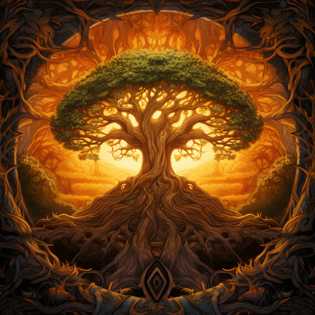 Unlock the Mystical Power of the Yggdrasil: The Tree of Life Necklace ...
