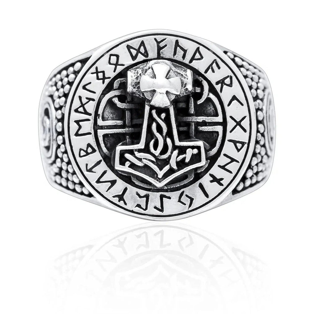 Mjolnir Viking Ring 925 Silver | Odins-Glory