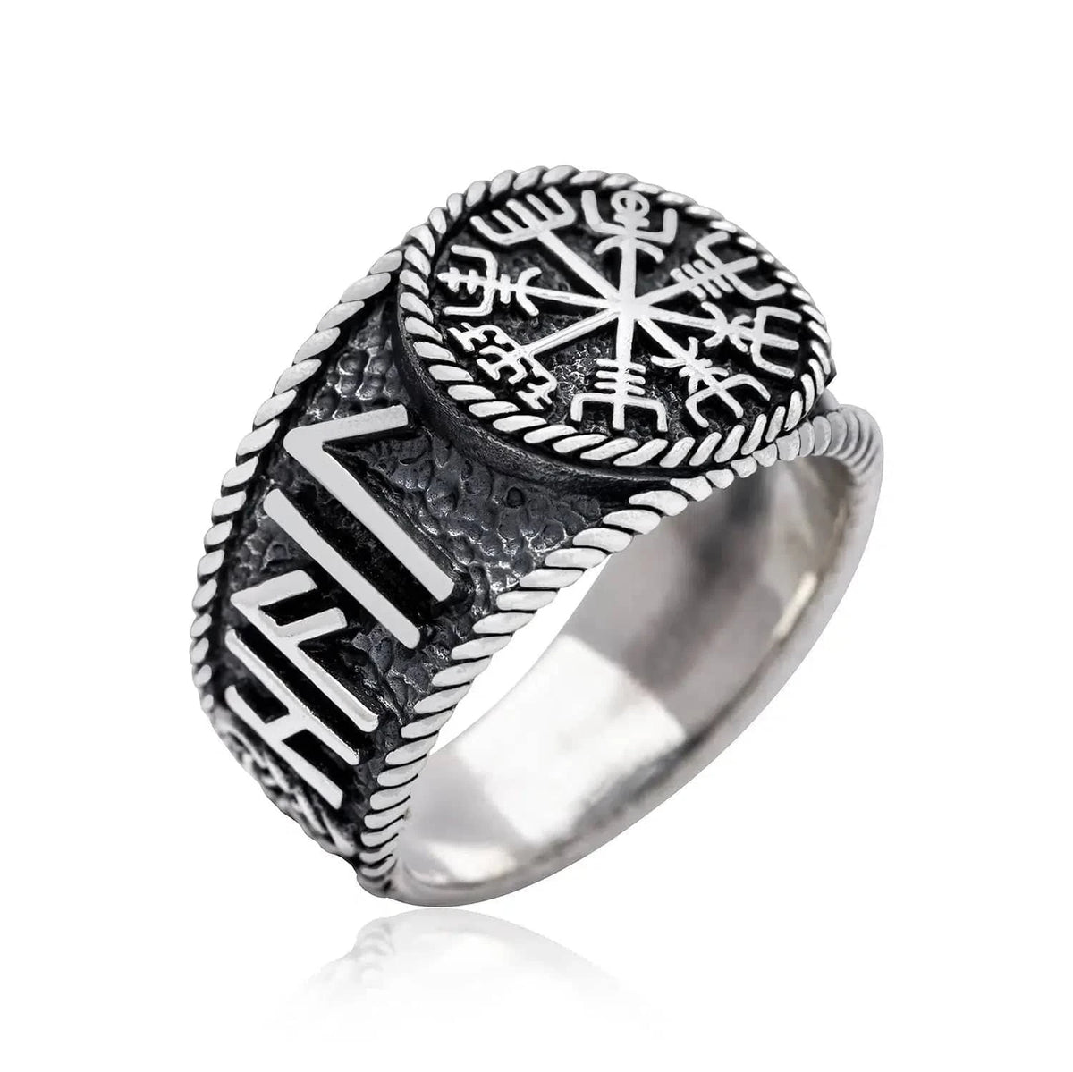 Vegvisir Viking Ring 925 Silver | Odins-Glory