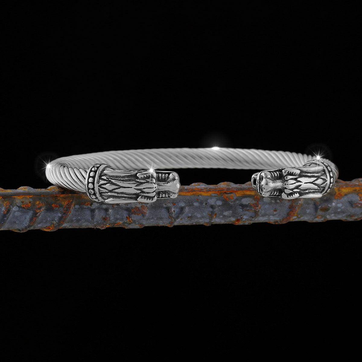 Viking Arm Ring Fenrir Wolf | Odins-Glory