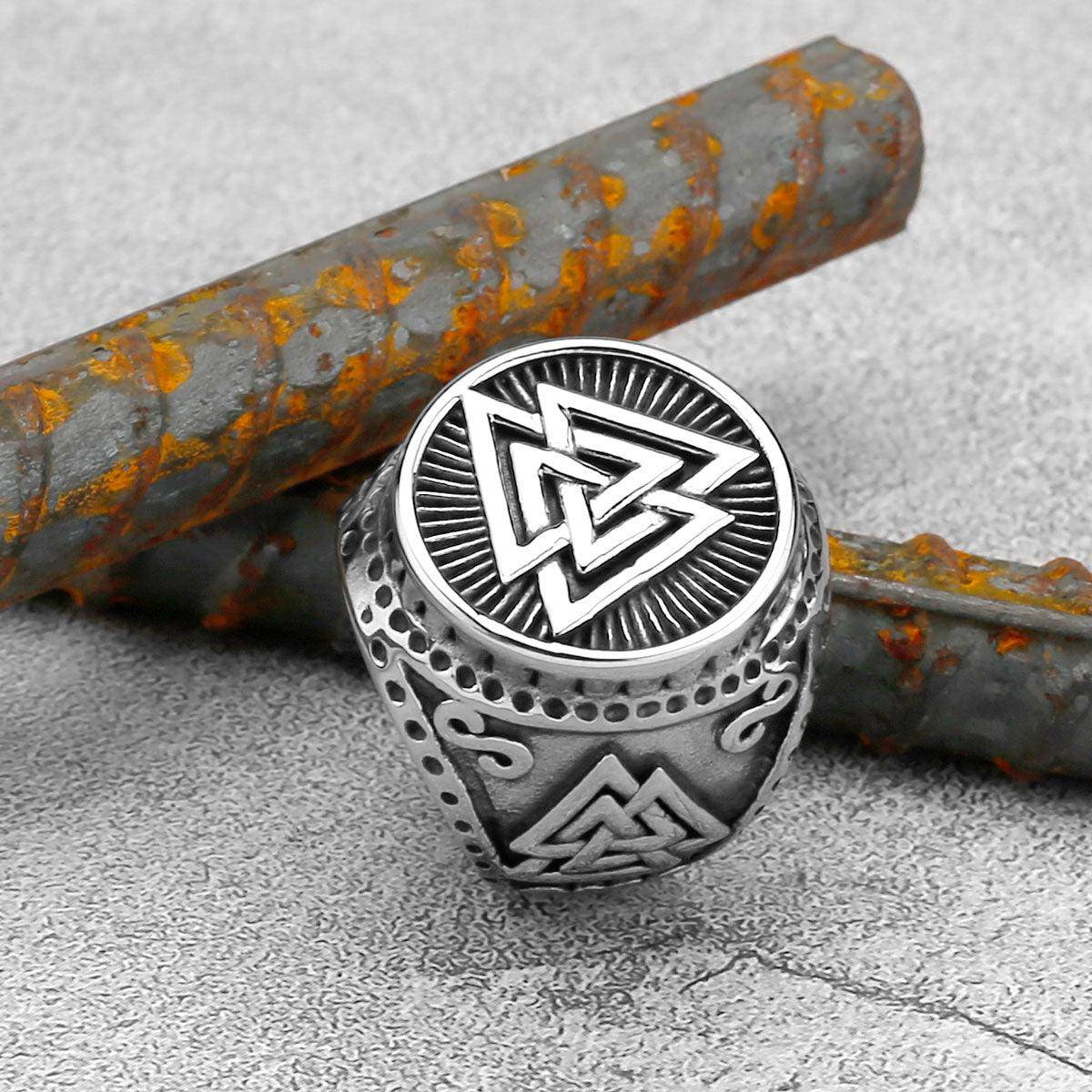 Viking Ring Valknut Warrior | Odins-Glory