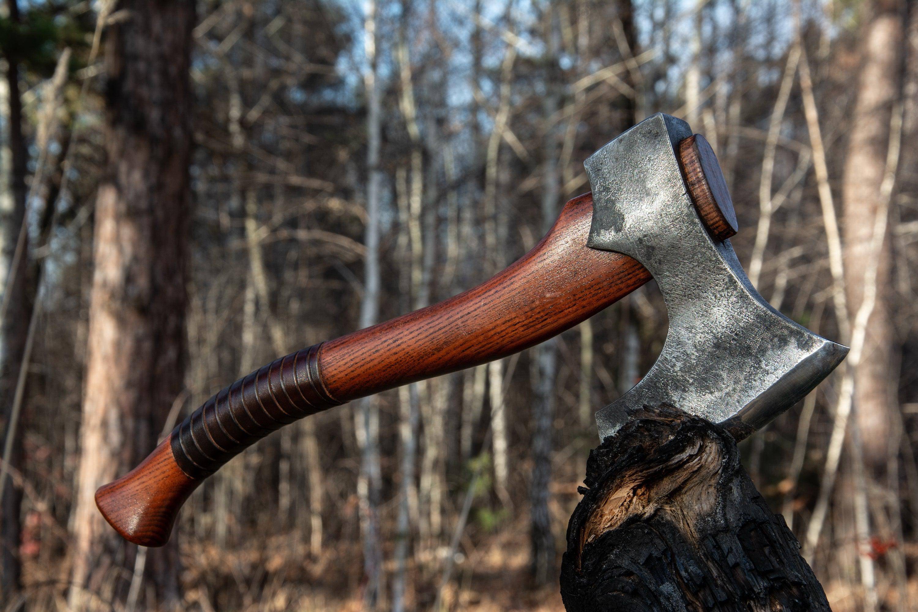 Hand-Forged Axe "Asgard" Without engraving / Without wooden box